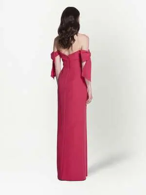 Marchesa Off-shoulder Gown
