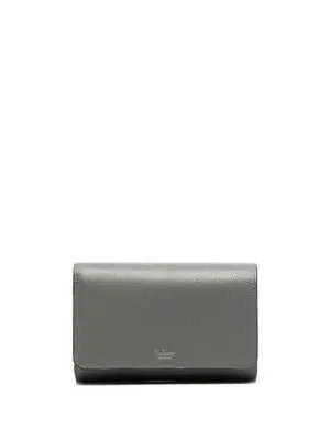 Mulberry Medium Continental Wallet Grey