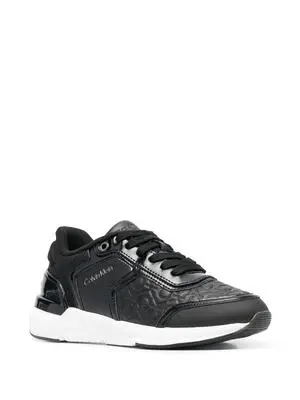 Calvin Klein Leather Monogram Sneakers