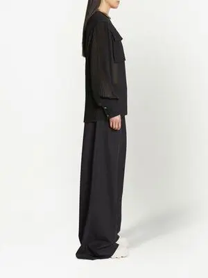 Proenza Schouler Pleated Long-sleeved Blouse
