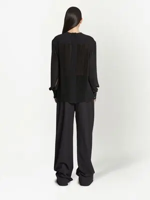 Proenza Schouler Pleated Long-sleeved Blouse
