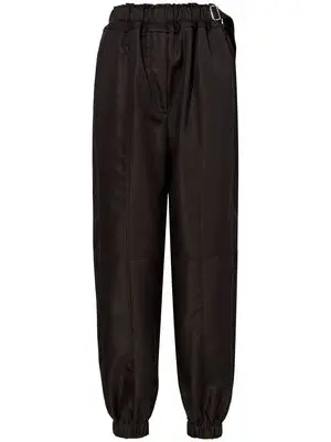 Proenza Schouler Silk Nylon Taffeta Pull On Pant