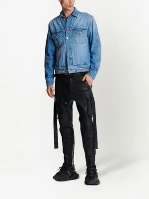 Balmain Zip-detail Denim Jacket