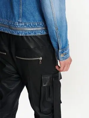 Balmain Zip-detail Denim Jacket