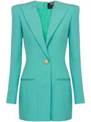 Balmain Blazer-style Wool Dress