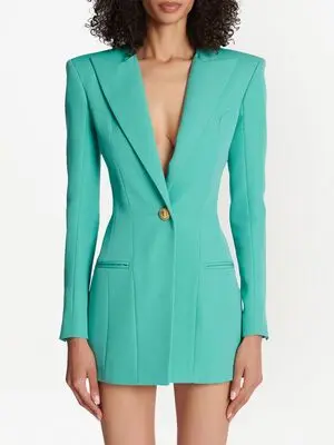 Balmain Blazer-style Wool Dress