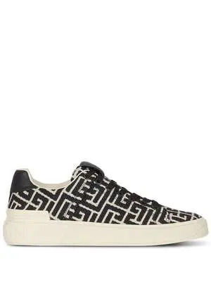 Balmain B-court Monogram Sneakers