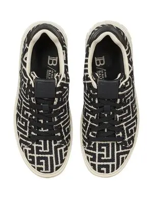 Balmain B-court Monogram Sneakers