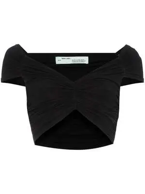 Off-white Cropped Blouses