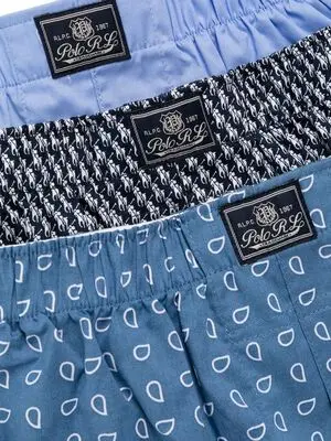 Polo Ralph Lauren Printed Three Pack Boxers