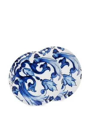 Dolce & Gabbana Porcelain Bread Plates - White