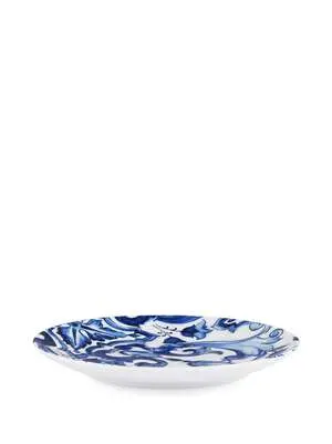 Dolce & Gabbana Porcelain Dessert Plates - Blue
