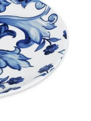 Dolce & Gabbana Porcelain Dessert Plates - Blue