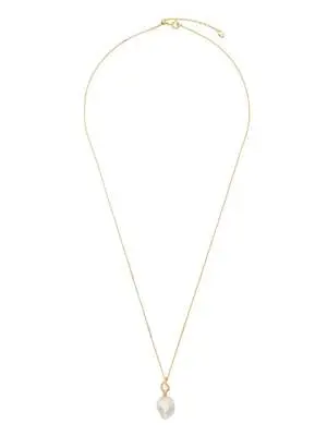 MARIA BLACK Twister Pearl Necklace - Gold