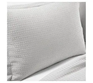 LUSH DECOR Haniya Waffle Woven Cotton Comforter 3-pc F/qn