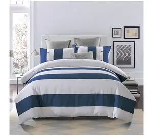 SUPERIOR Addison 300-thread Count Duvet Cover S Et, Full/queen