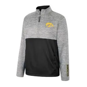 COLOSSEUM Iowa Hawkeyes John Half-zip Jacket