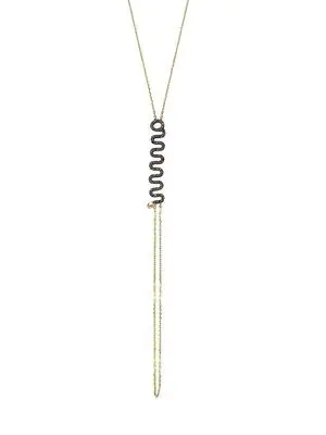 BEE GODDESS Eve 14k Yellow & 0.35 Tcw Black Diamond Kundalini Hand Bracelet - Gold