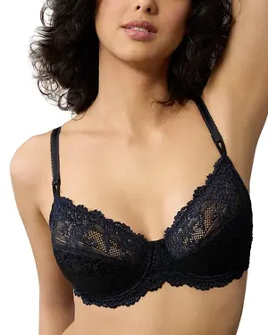 Wacoal Embrace Lace Underwire Bra - Black/night