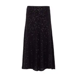 Brunello Cucinelli Knitted Skirt - Black