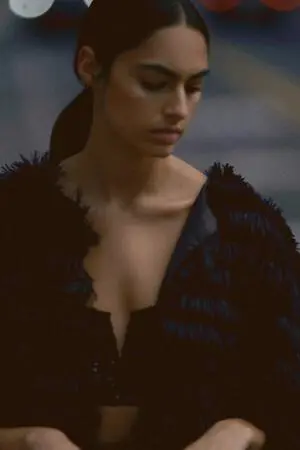 Anthropologie Sequin Longline Bralette