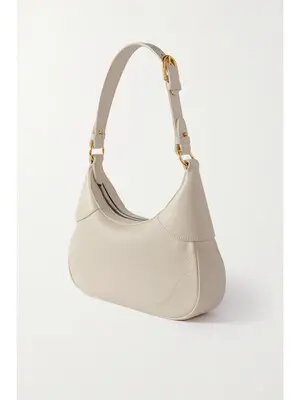 Gucci Aphrodite Chain-embellished Textured-leather Shoulder Bag