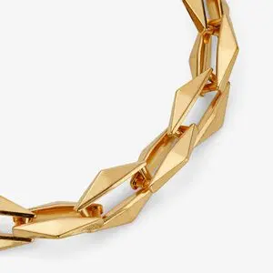 JIMMY CHOO Diamond Chain Necklace - Silver
