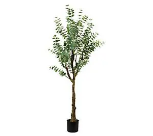 SAFAVIEH Faux Eucalyptus 60 Potted Tree - One-color