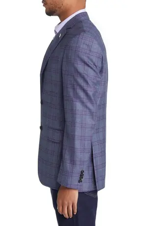 Ted Baker London Jay Slim Fit Plaid Wool Sport Coat