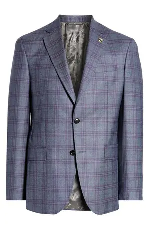 Ted Baker London Jay Slim Fit Plaid Wool Sport Coat