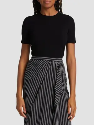 Michael Kors Short-sleeve Crewneck T-shirt - Black