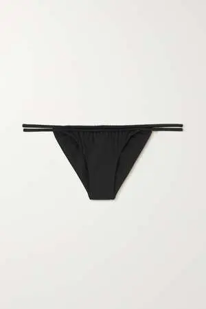 Melissa Odabash Luxor Ruched Bikini Briefs - Black