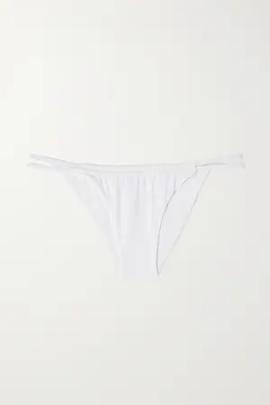 Melissa Odabash Luxor Ruched Bikini Briefs - White
