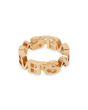 Versace Logo Ring - Gold