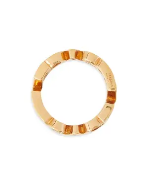 Versace Logo Ring - Gold