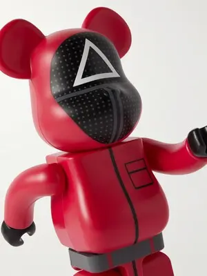 BE@RBRICK Squid Game Guard △ 100% 400% Printed Pvc Figurine Set
