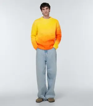ERL Gradient Mohair-blend Sweater