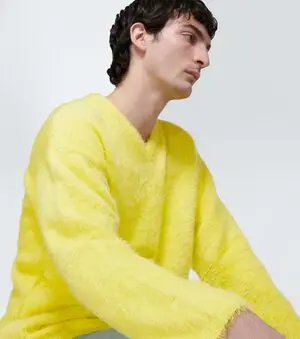 ERL Brushed Sweater - Yellow
