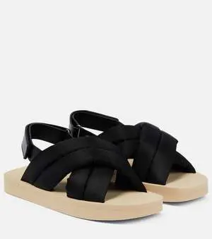 Proenza Schouler Float Padded Sandals - Black