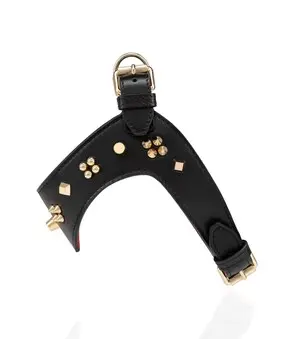 CHRISTIAN LOUBOUTIN Loubiharness S Embellished Leather Dog Harness