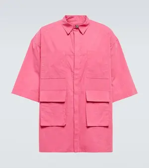 DUE DILIGENCE Oversized Cotton Shirt