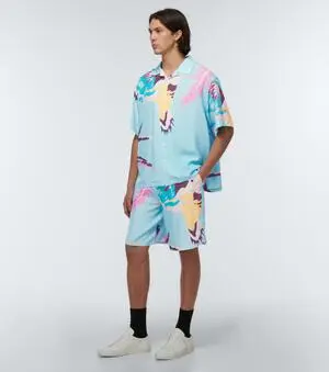 DUE DILIGENCE Printed Shorts