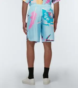 DUE DILIGENCE Printed Shorts