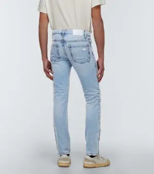 DUE DILIGENCE Printed Straight Jeans