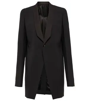 Rick Owens Walrus Tux Virgin Wool Blazer