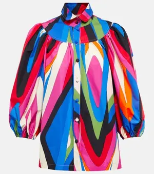 Emilio Pucci Printed Cotton Blouse