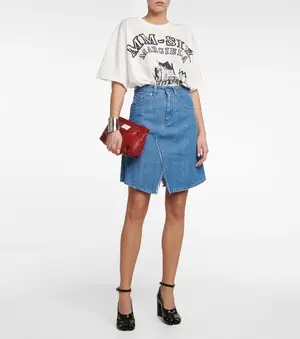 MAISON MARGIELA Denim Mini Skirt