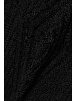 Givenchy Embellished Ribbed-knit Mini Dress