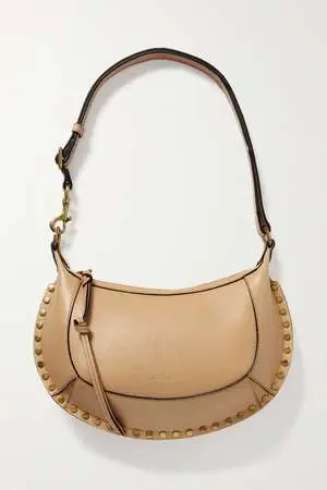 Isabel Marant Oskan Moon Studded Shoulder Bag