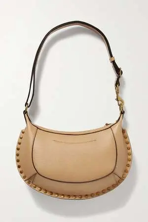 Isabel Marant Oskan Moon Studded Shoulder Bag